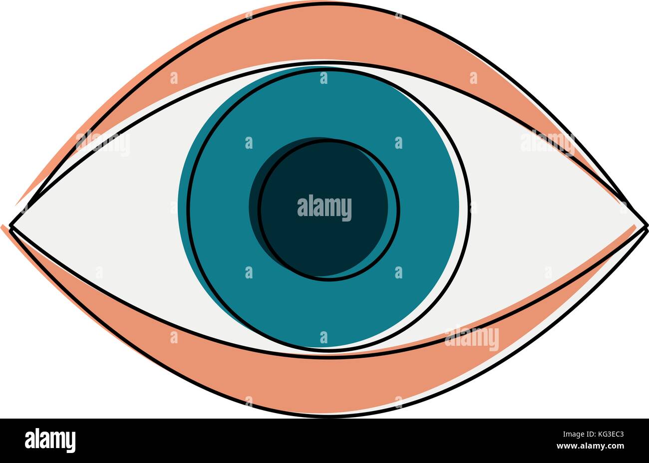 Human eye isolated Stock Vector Image & Art - Alamy