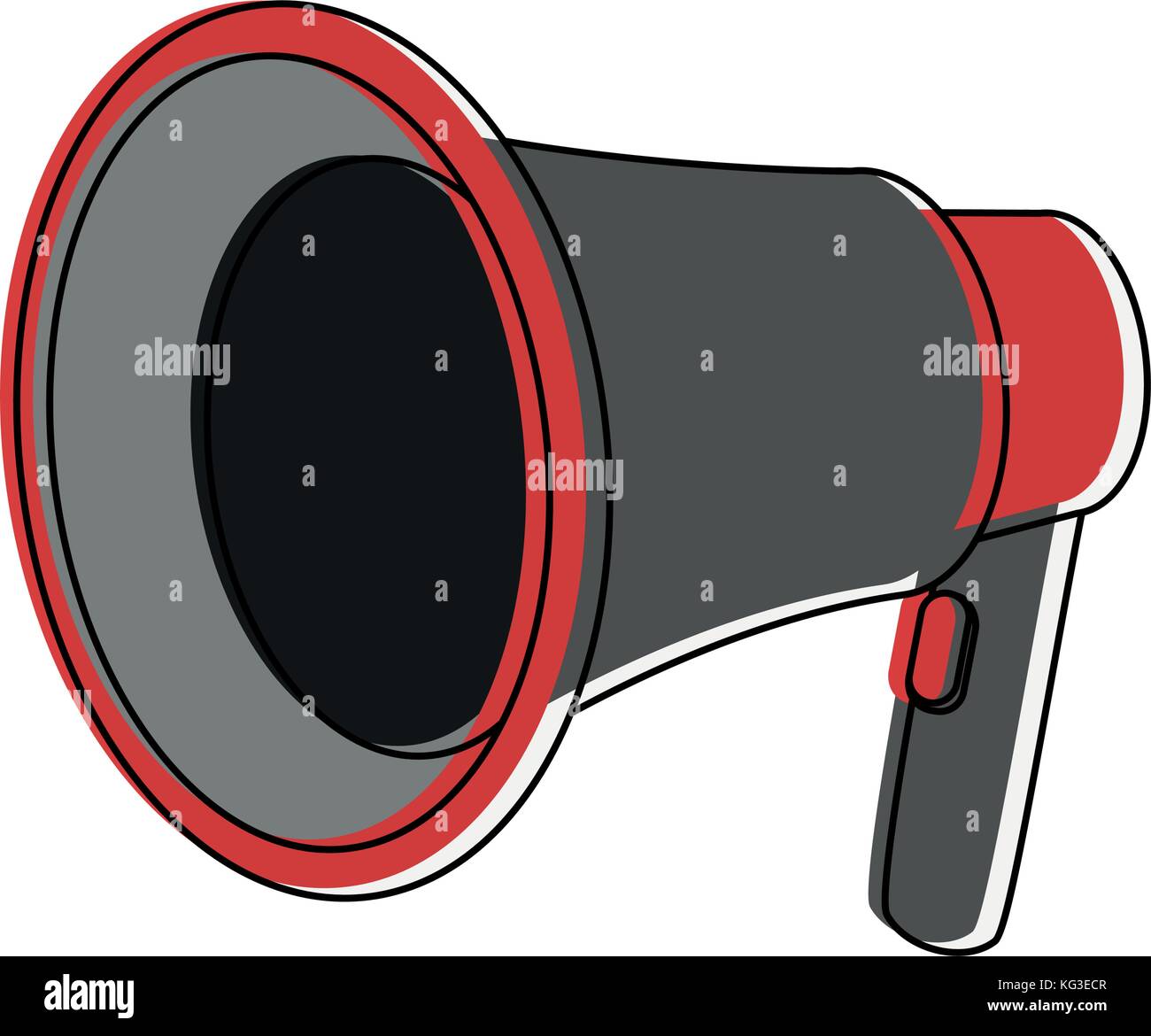 Bullhorn advertising symbol Stock Vector Image & Art - Alamy