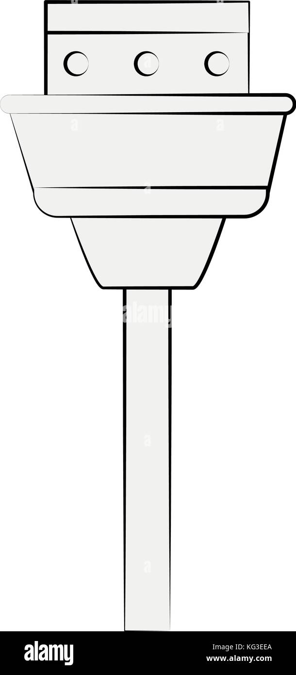 Computer wire isolated Stock Vector Image & Art - Alamy