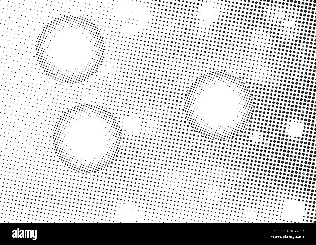 Abstract Halftone background, black and white halftone background with ...