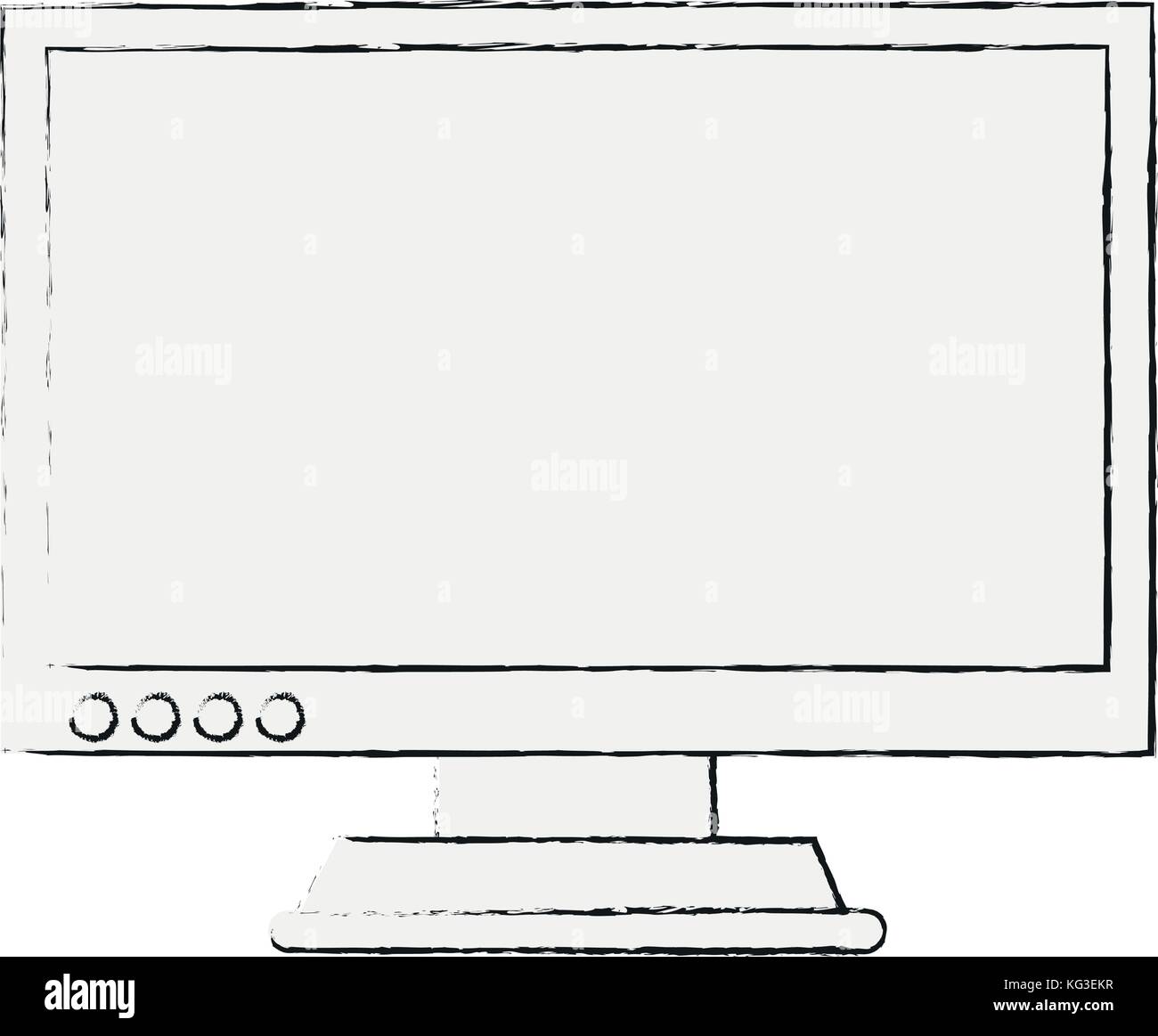 Computer screen monitor Stock Vector Image & Art - Alamy