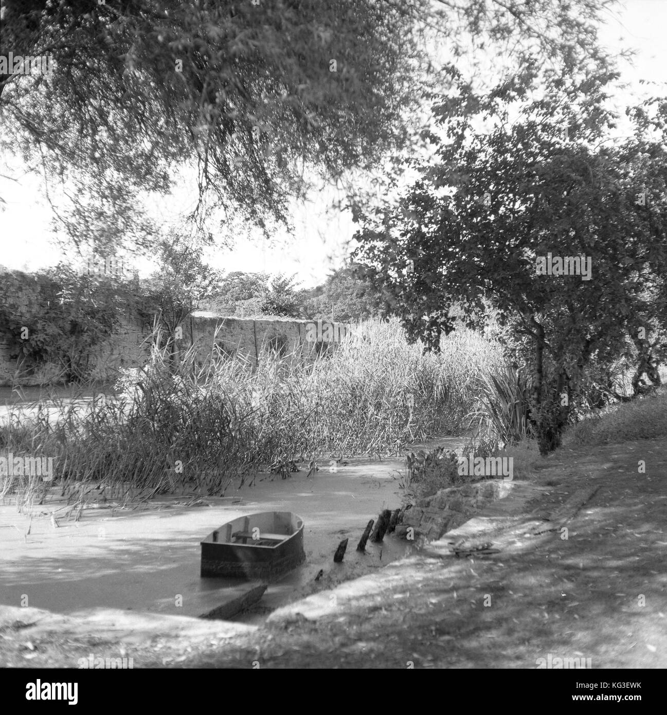A relaxing river bank scene. c1940's Photograph by Tony Henshaw Stock ...