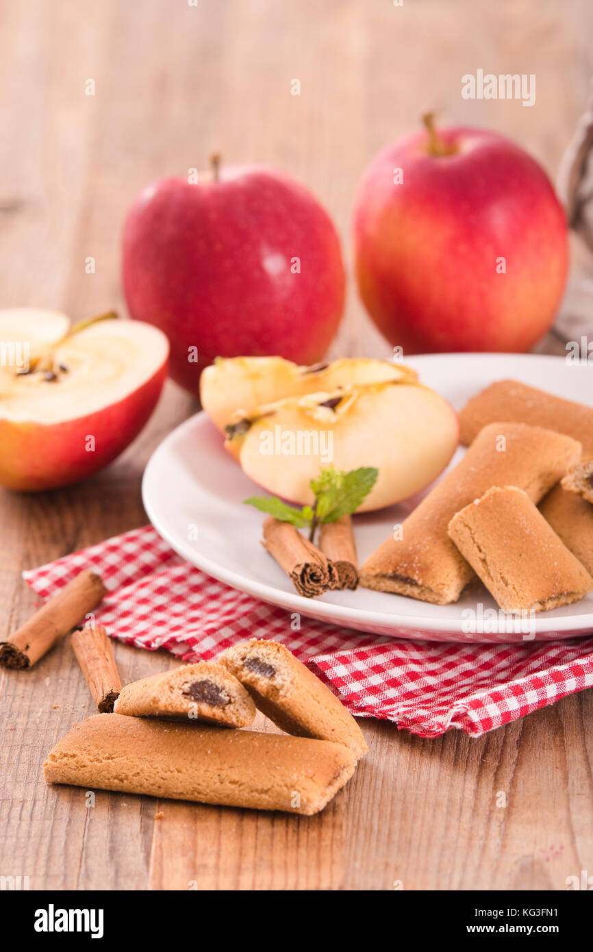 Biscuits with fruit filling Stock Photo - Alamy