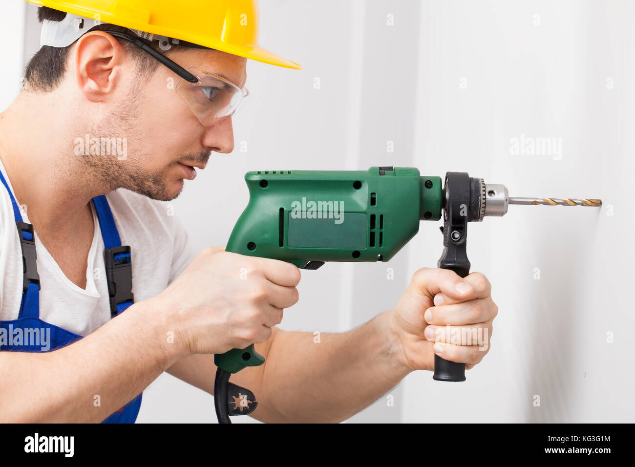 Man using power hi-res stock photography and images - Alamy