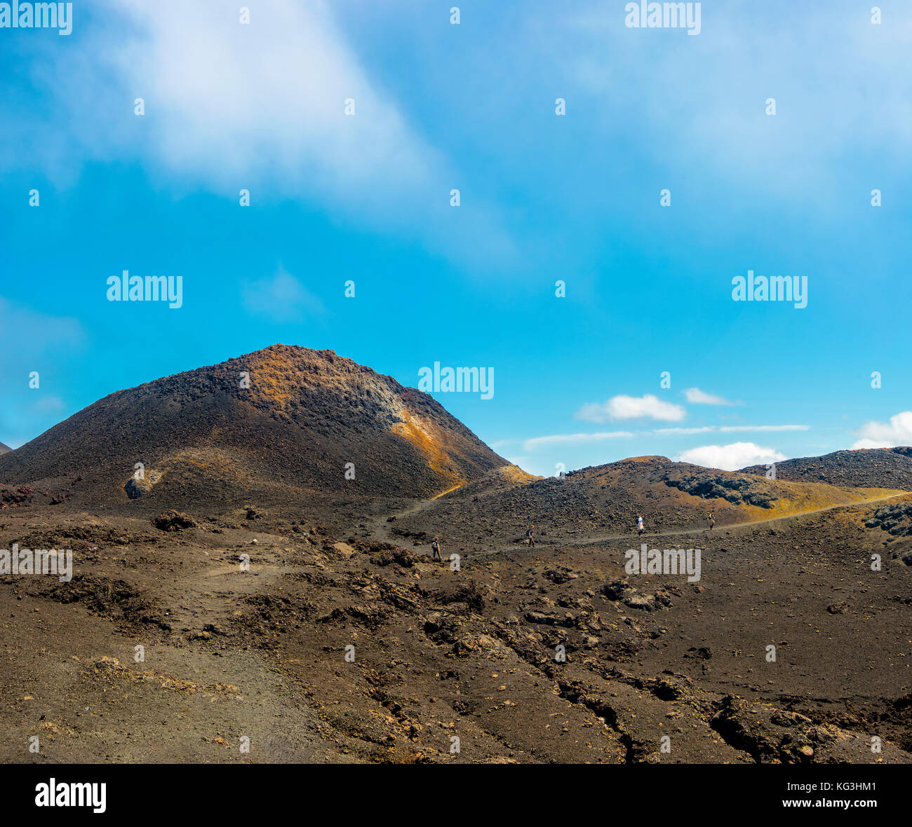 Galapagos isla isabela south america ecuador travel sierra negra Stock ...
