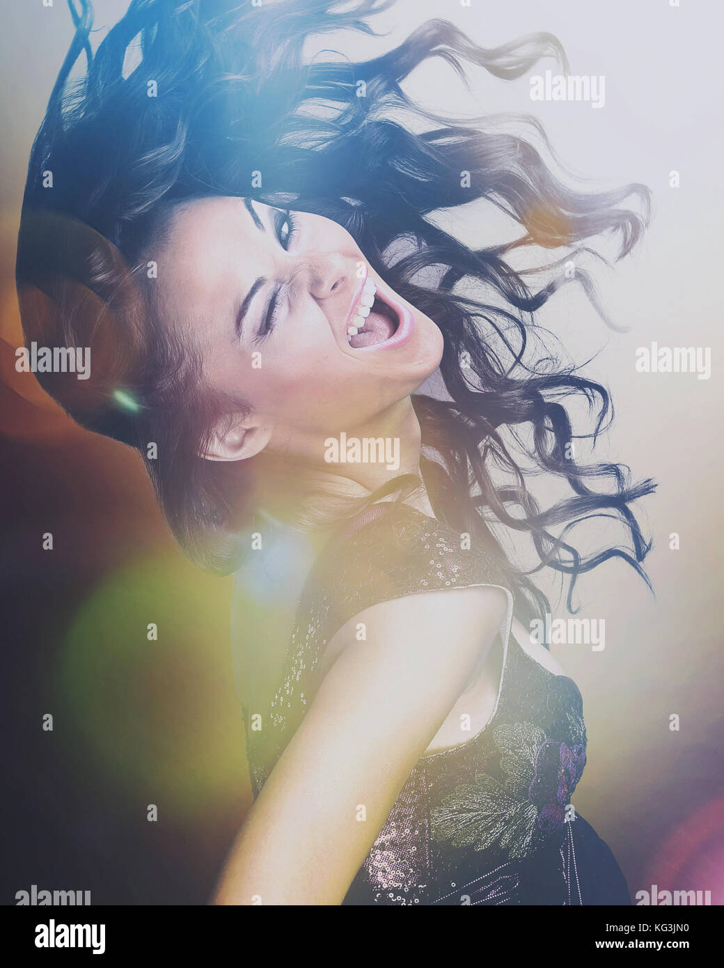 Eccentric active woman hi-res stock photography and images - Alamy