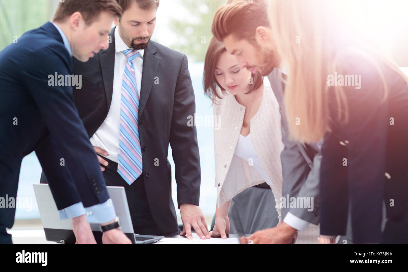 Business people. Business team working on their business project Stock ...
