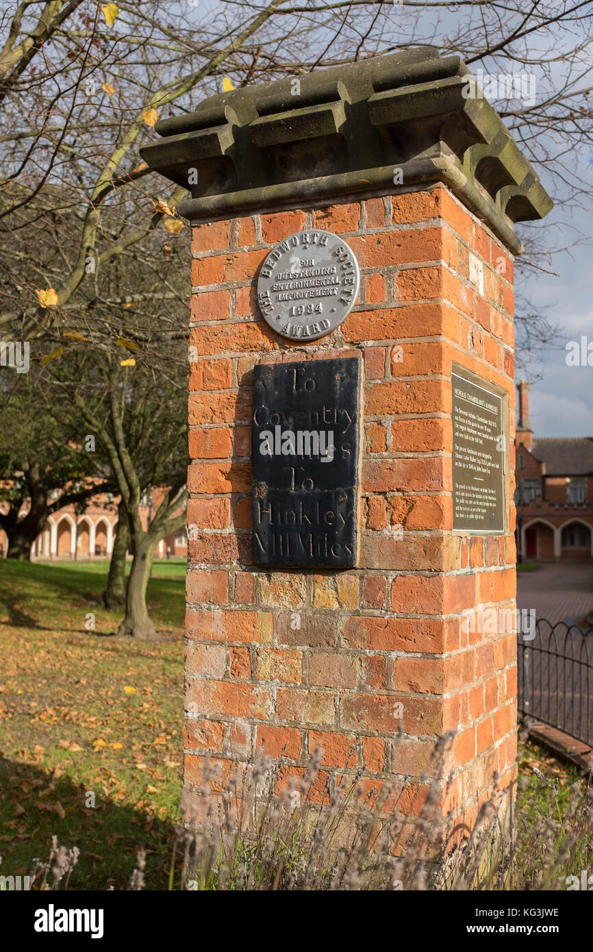 The Alms Houses, Bedworth Warwickshire Stock Photo - Alamy