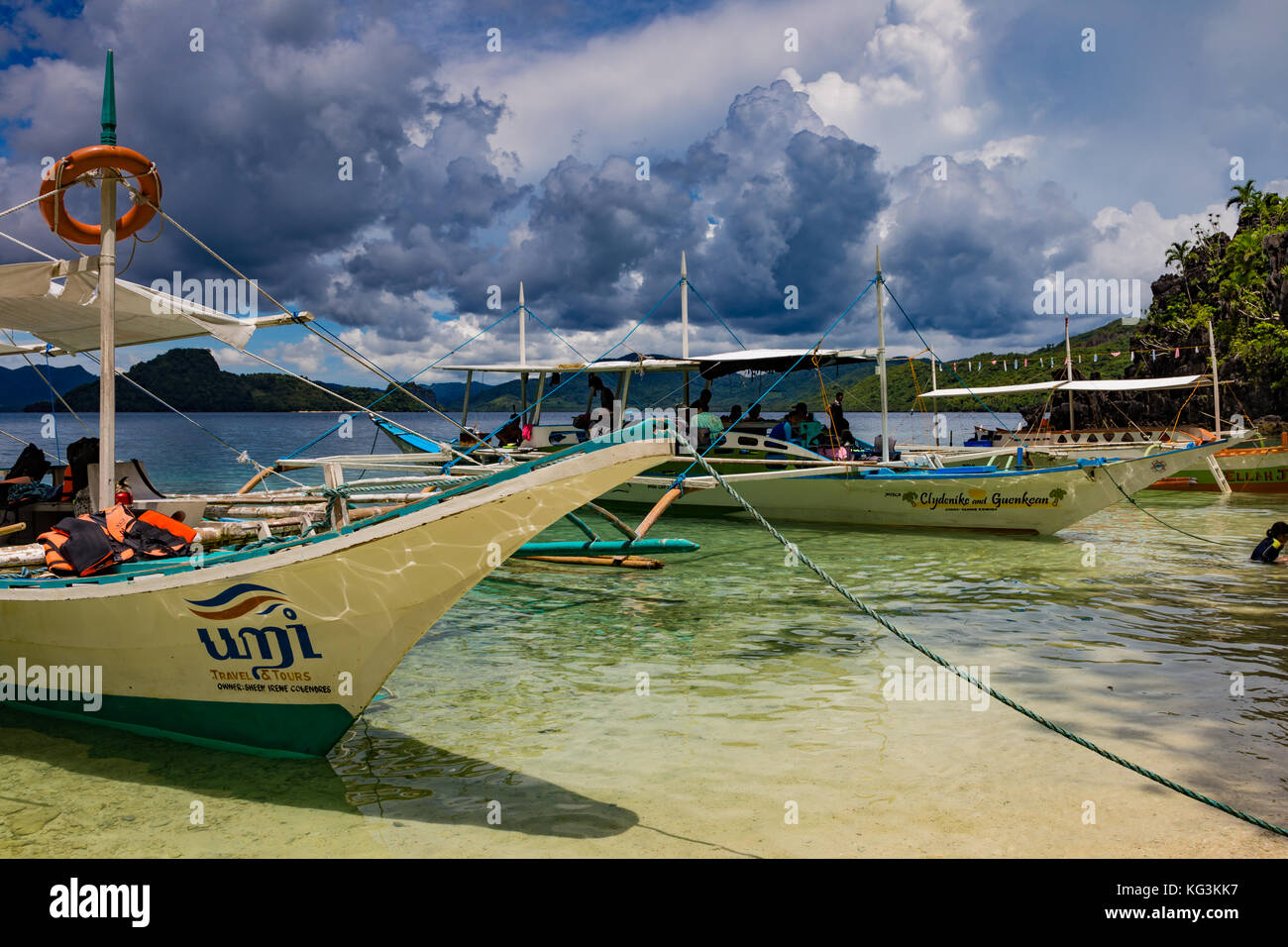 Asia Philippines Palawan El Nido Entalula Island, one of the highlights ...