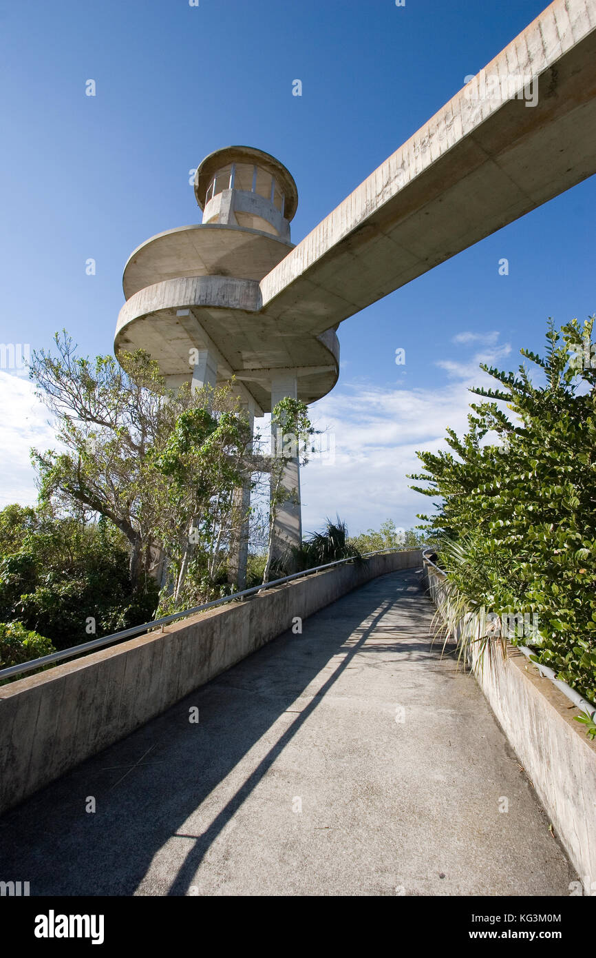 Shark Valley Observation tower, Everglades National Park, FL Stock ...
