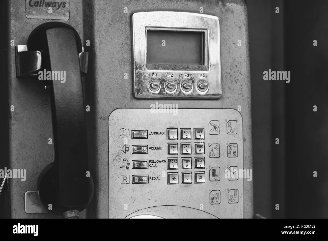 Public Phone The Old Way Stock Photo - Alamy