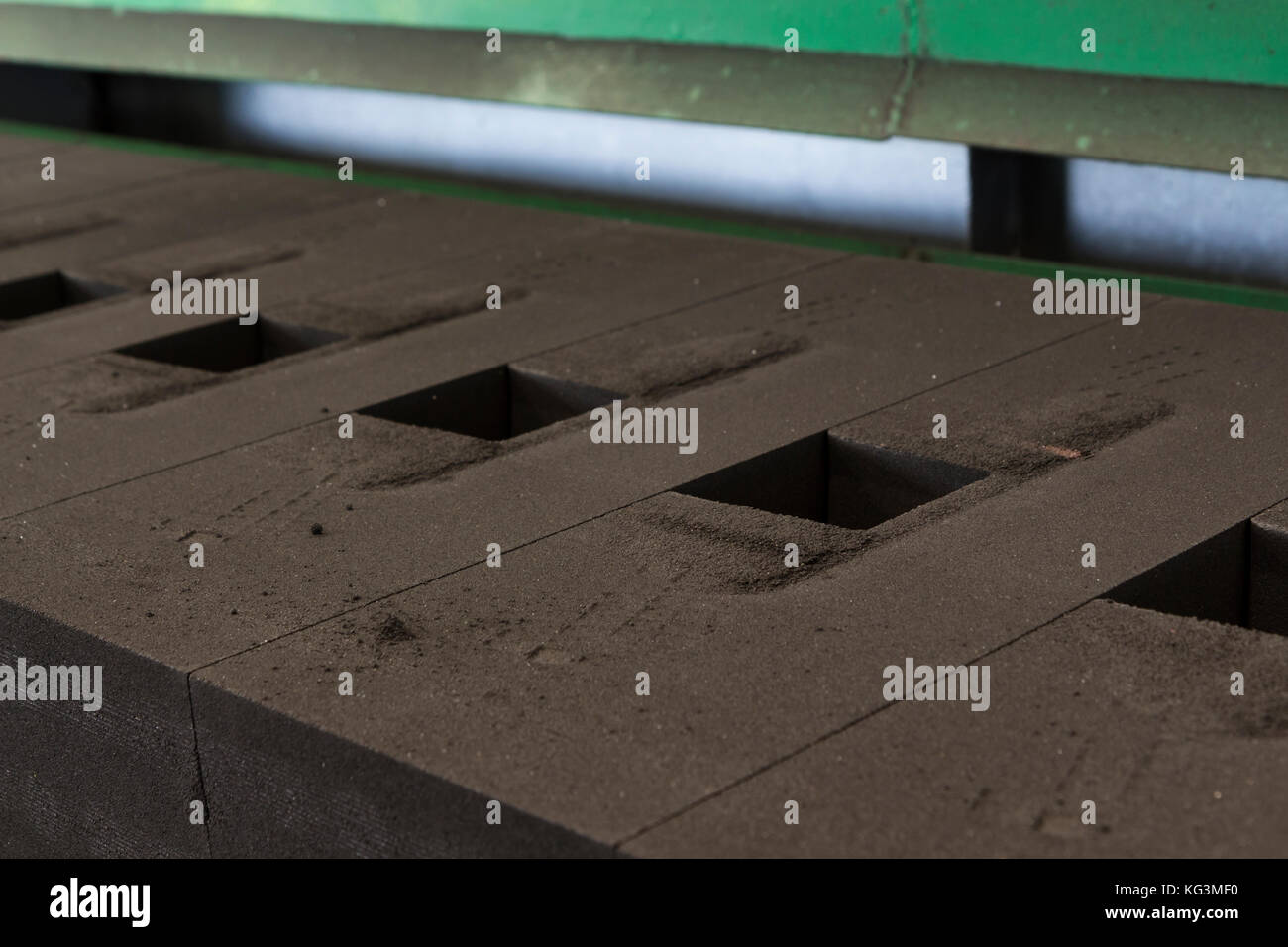 Green Sand mold in casting line ; before pouring Stock Photo - Alamy