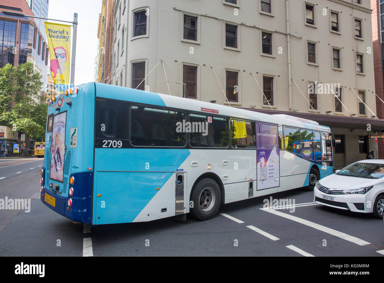 Sydney bus buses in York street,Sydney,Australia Stock Photo - Alamy