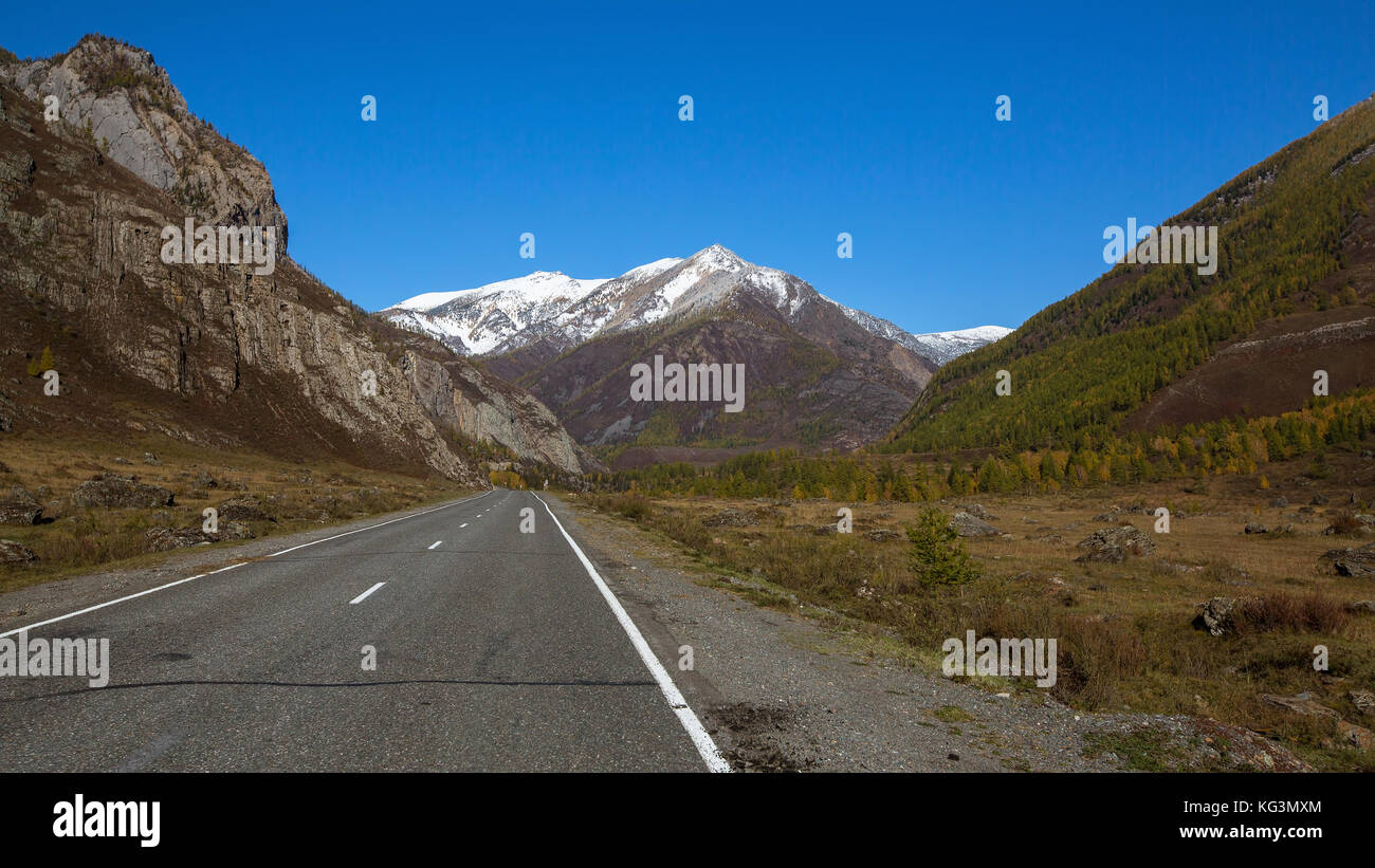 Views of the landscapes of the Altay Mountains, Altai Republic, Russia ...