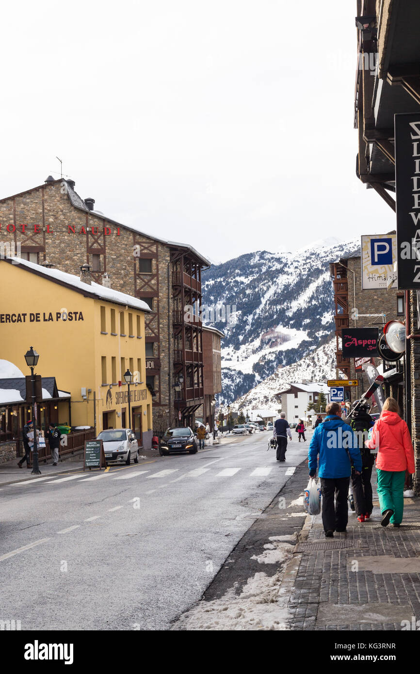 Soldeu ski resort hi-res stock photography and images - Alamy