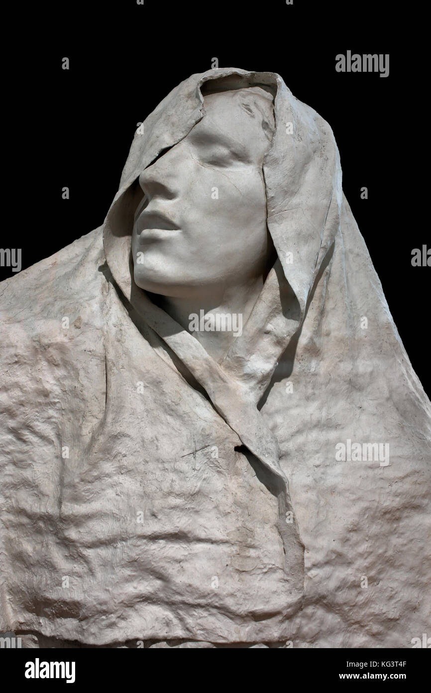 DRAPED TORSO OF THE AGE OF BRONZE,1895-1896, Plaster, H. 78 cm ; W. 49. ...