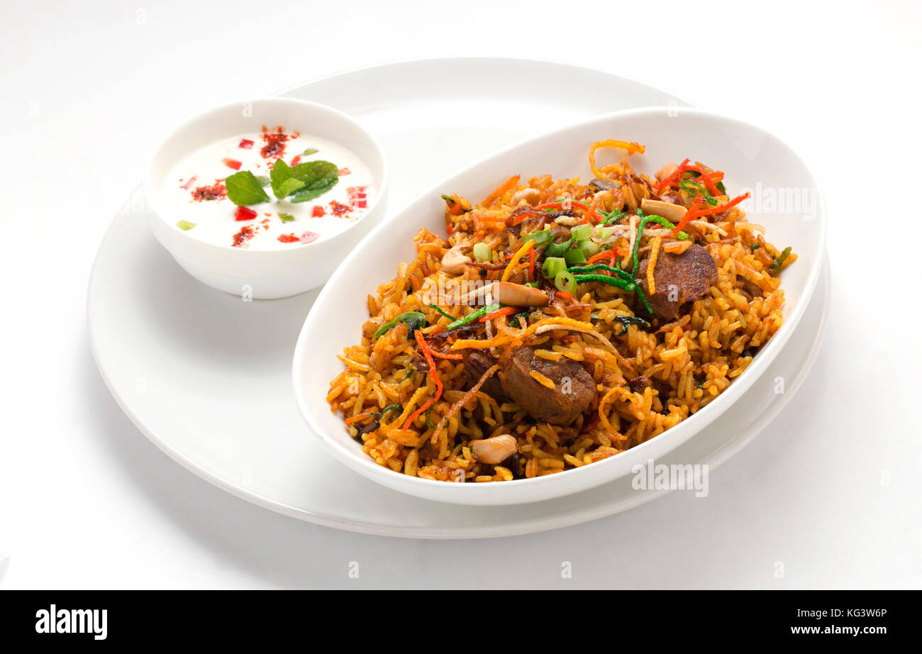 Mutton biryani hi-res stock photography and images - Alamy
