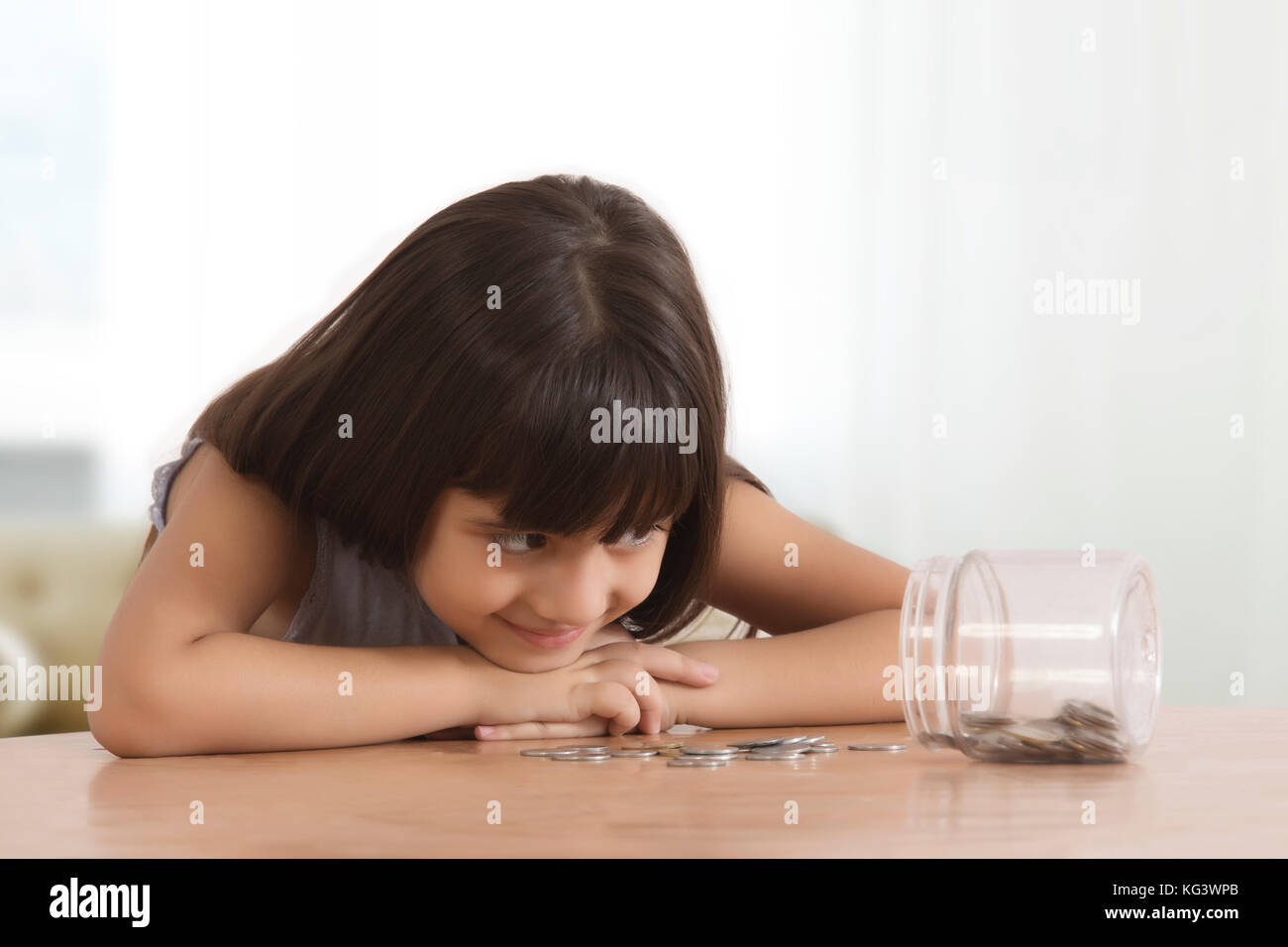 Person only coin girl hi-res stock photography and images - Alamy