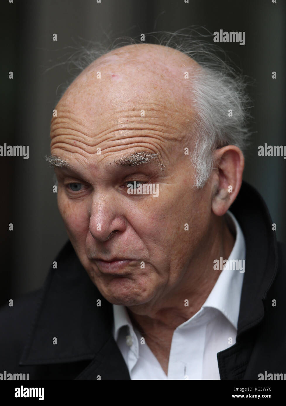 LONDON - OCT 29, 2017: Sir Vince Cable Leader of the Liberal Democrats ...