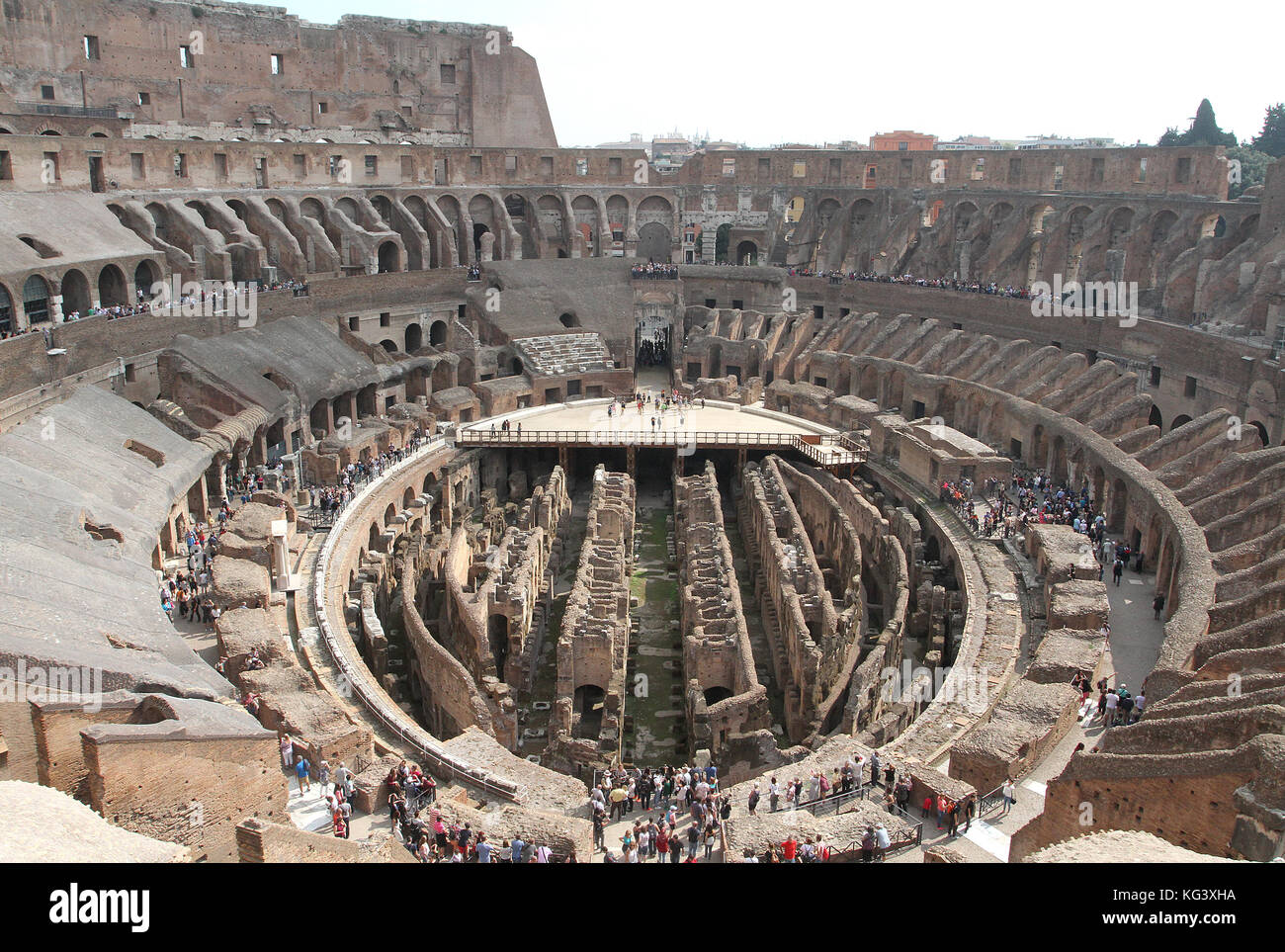 Opening of the 4th and 5th levels of the Colosseum in Rome, Italy ...