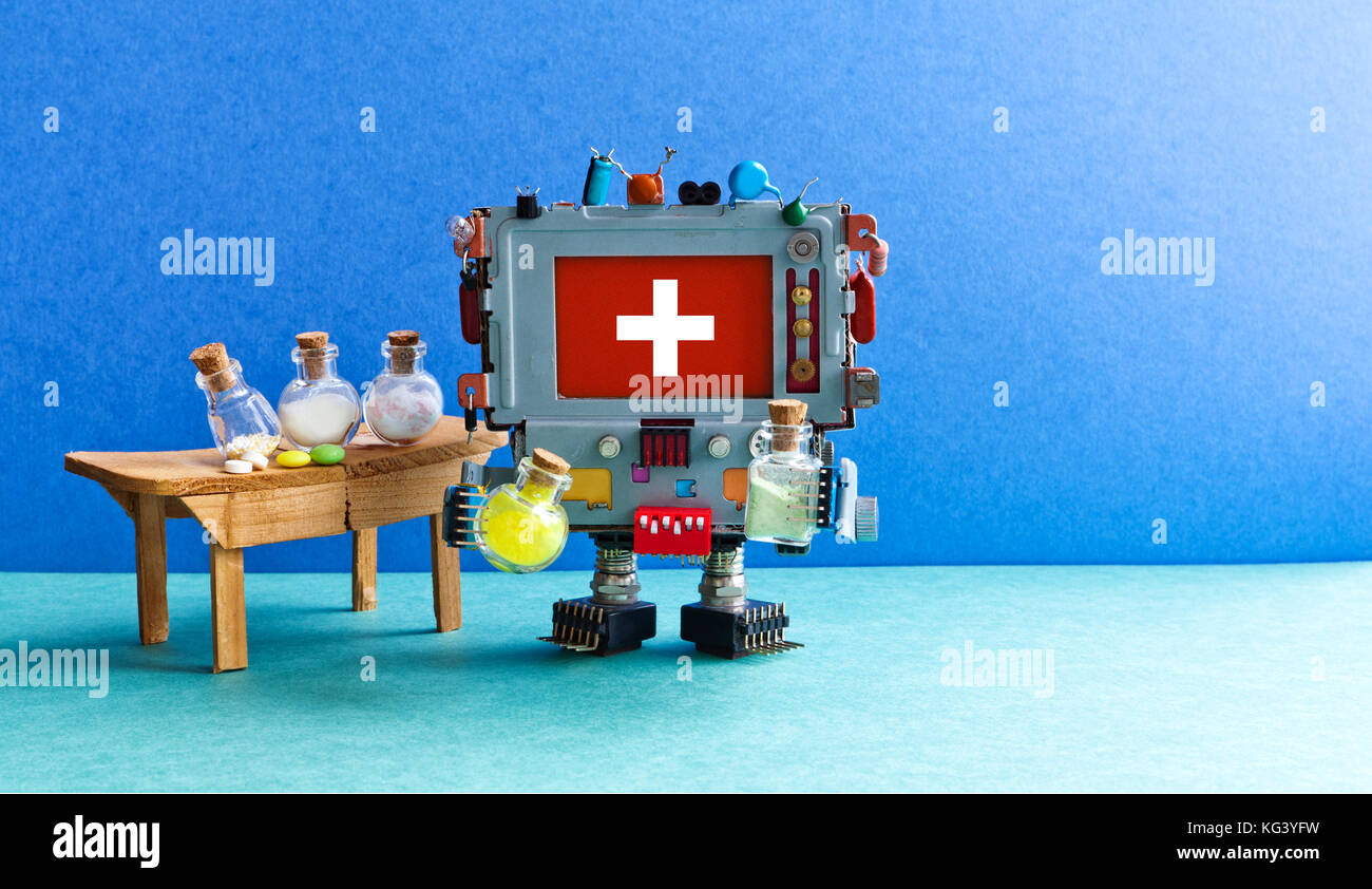Pharmaceutical testing robot hi-res stock photography and images - Alamy