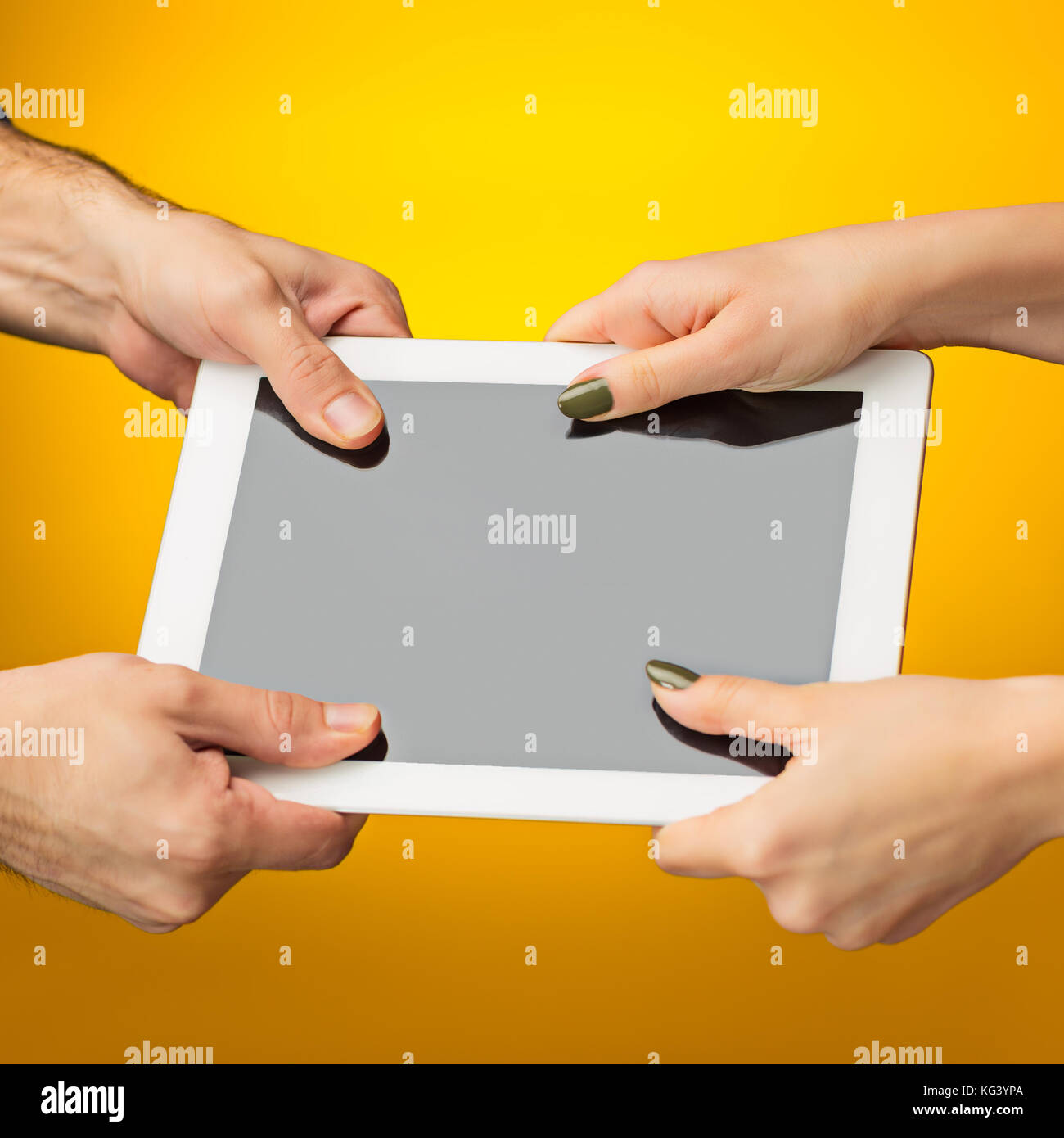 Teen smartphone tablet hands hi-res stock photography and images - Alamy