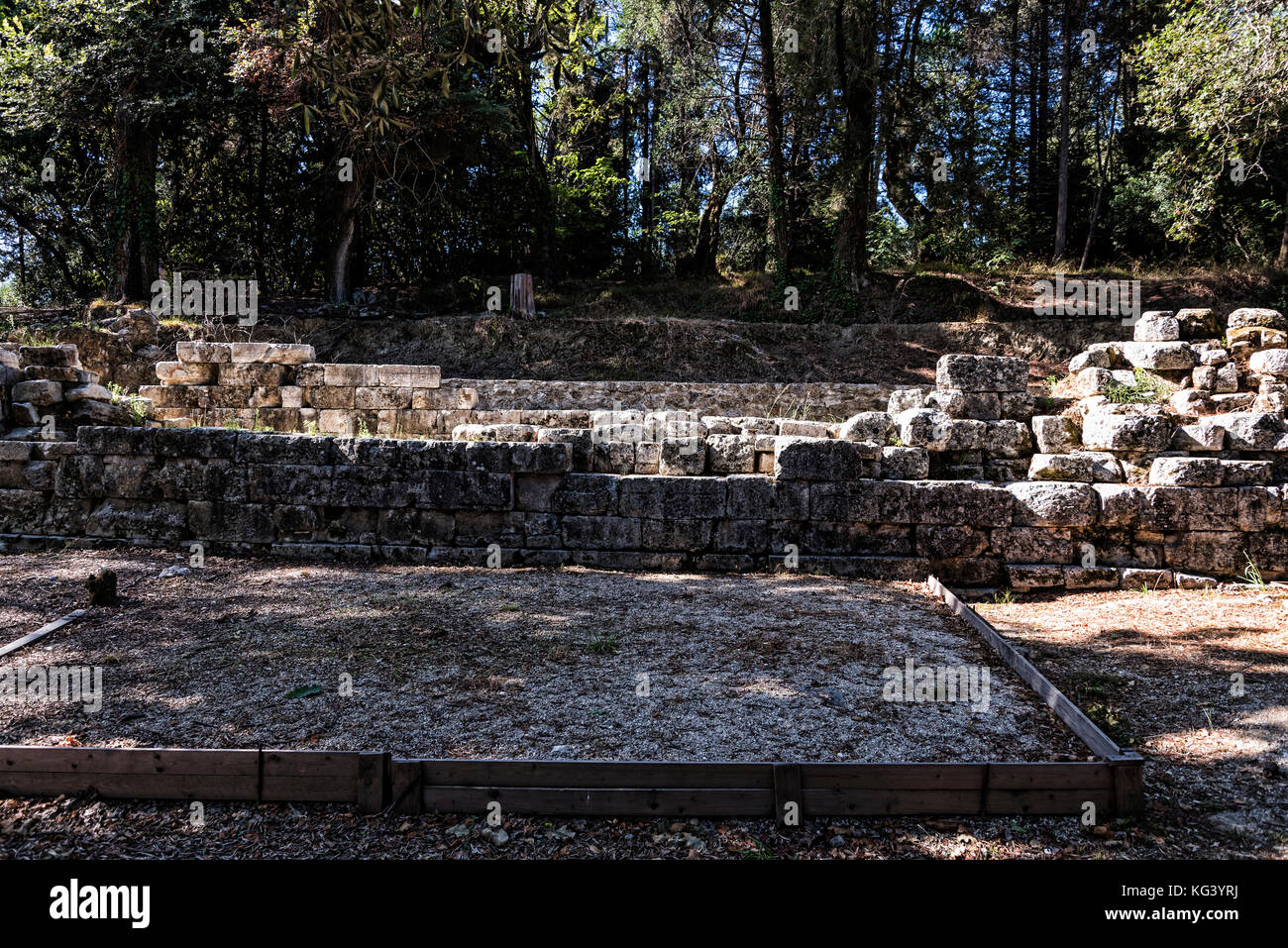 Outbuildings and Ruins of Greek temples in the Garden of the Mon Repose ...