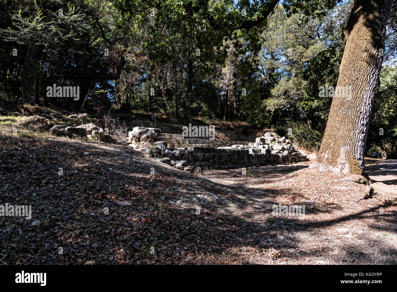 Outbuildings and Ruins of Greek temples in the Garden of the Mon Repose ...