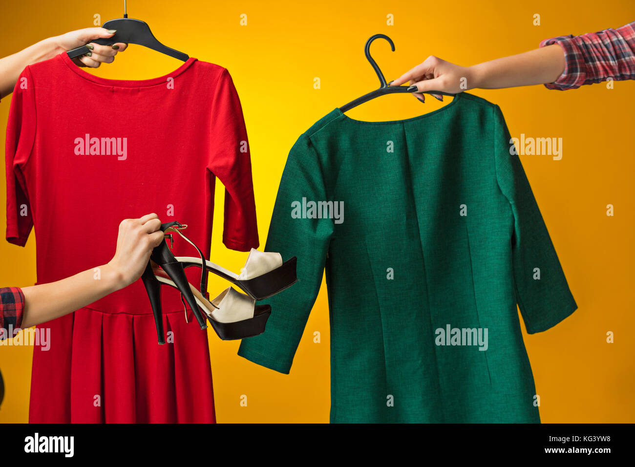 Textile, design, clothing, fashion concept Stock Photo - Alamy