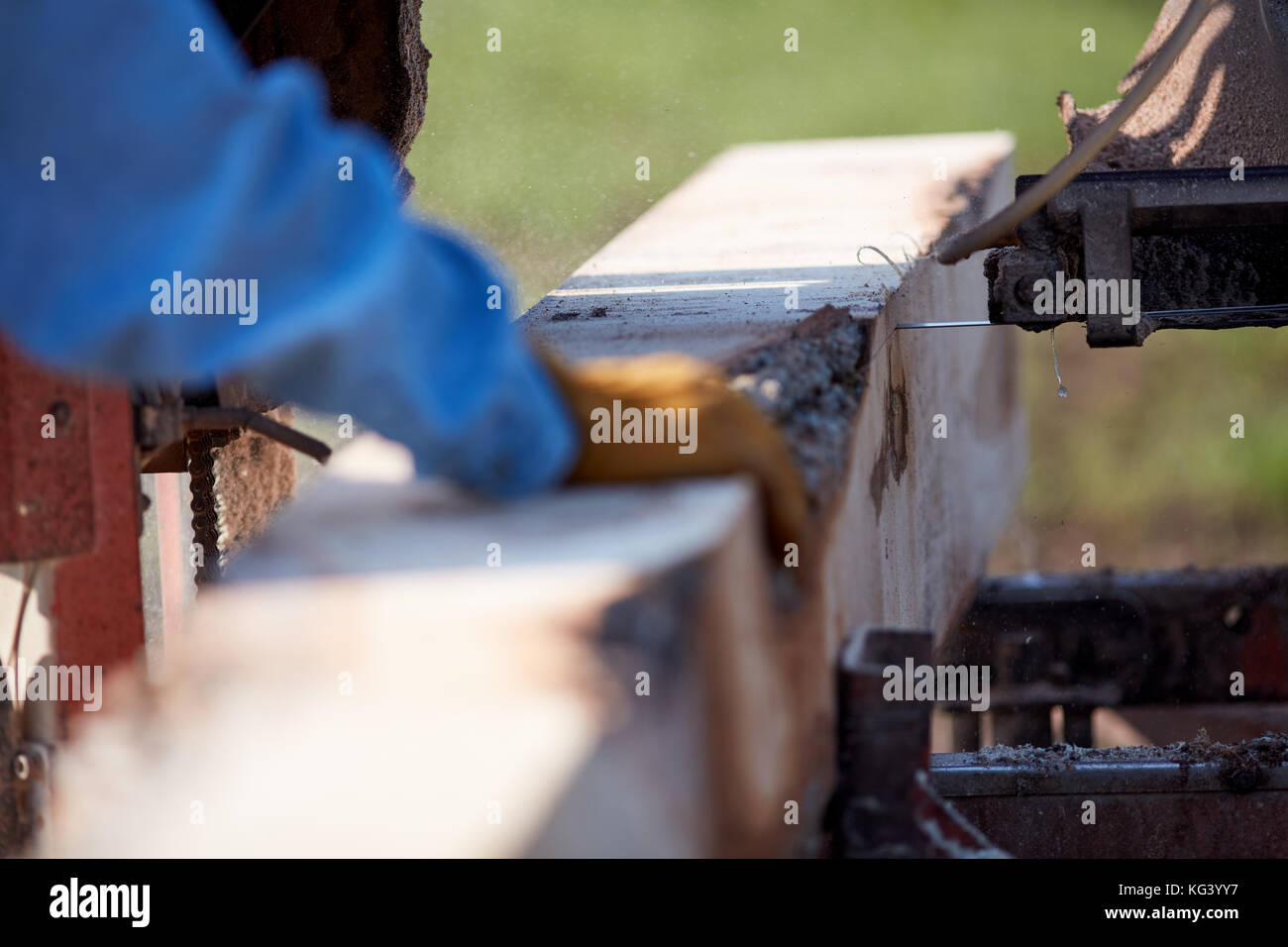 Hand guiding timber hi-res stock photography and images - Alamy
