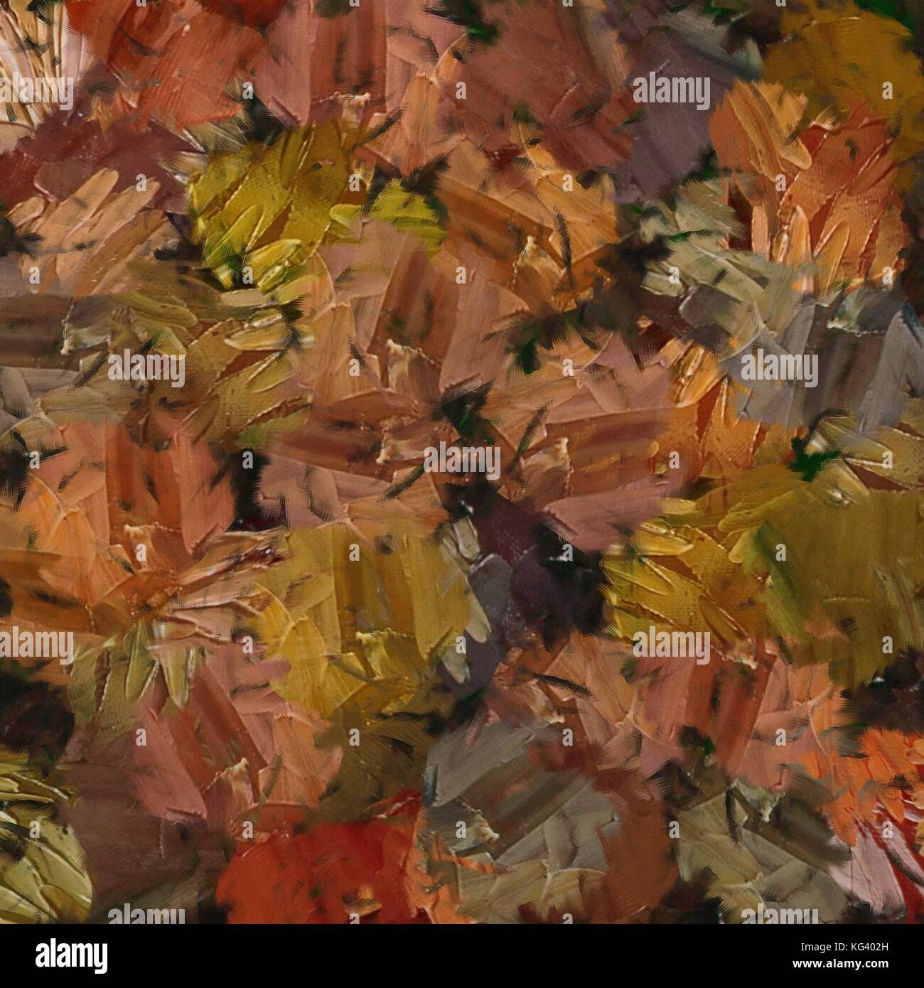abstract background of wide brushstrokes of oil paint of different ...
