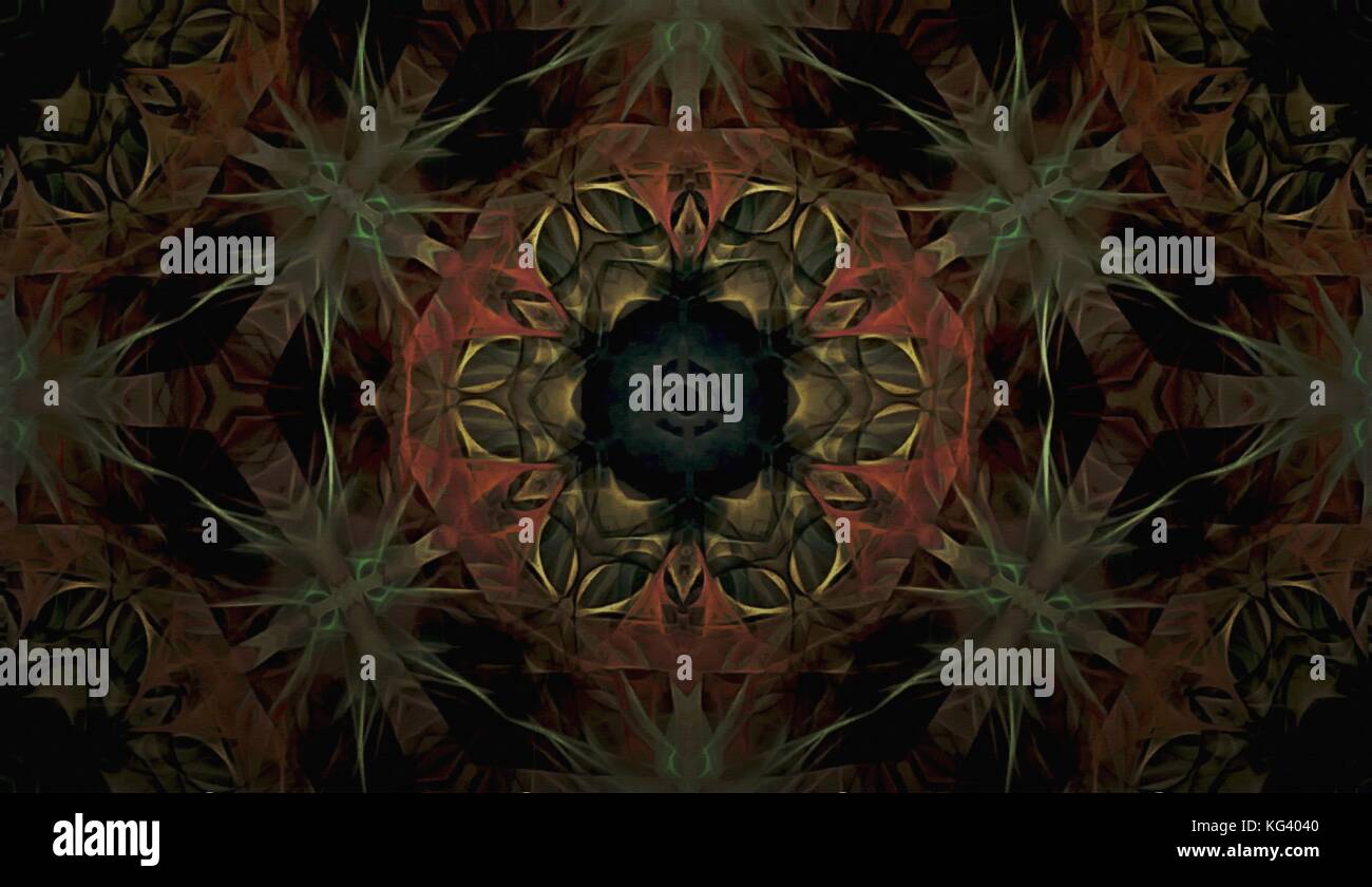 Vintage textured bold symmetrical pattern in brown tones for design ...