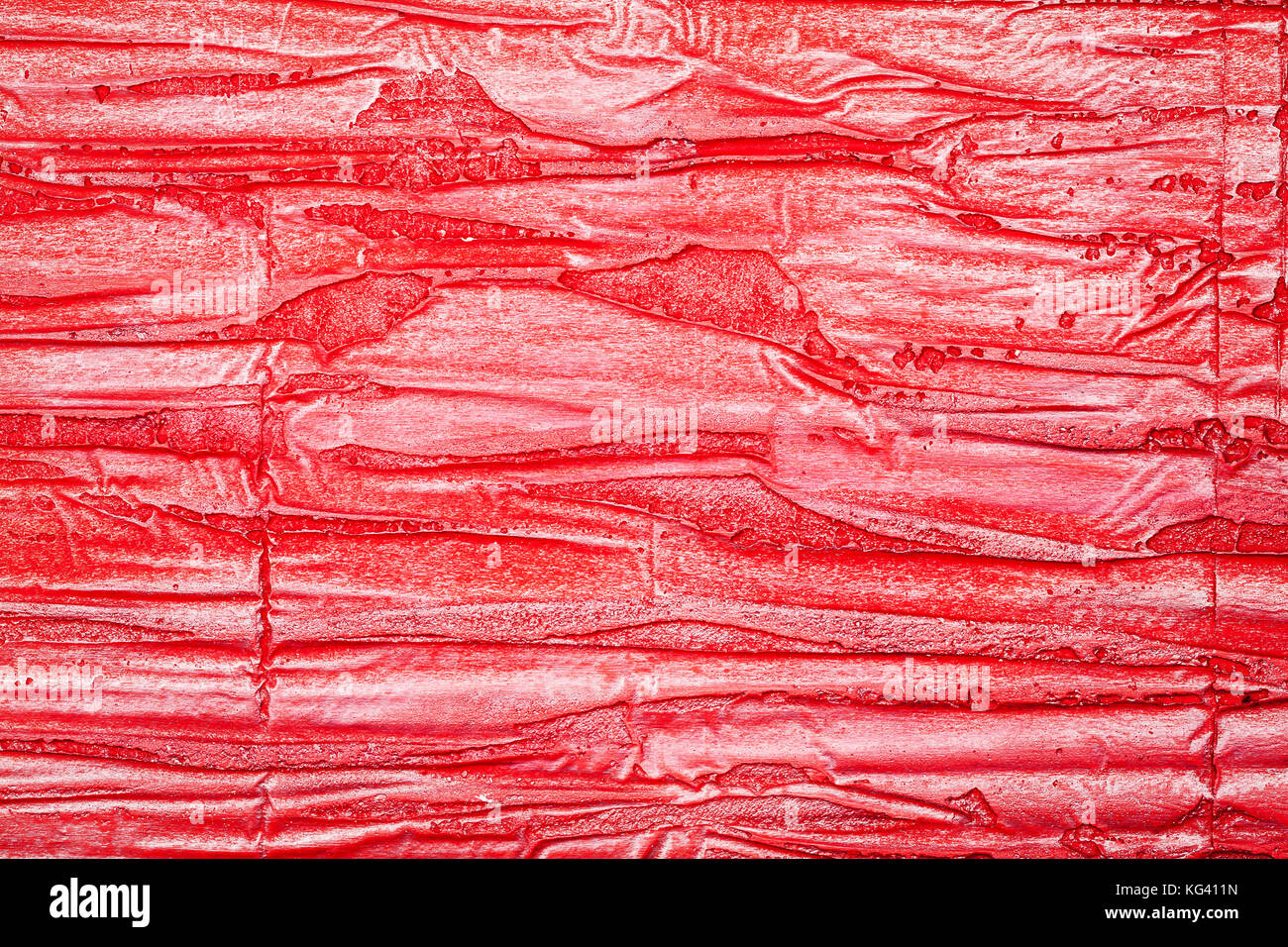 Red bumpy wall stucco texture background, crumpled leather imitation ...