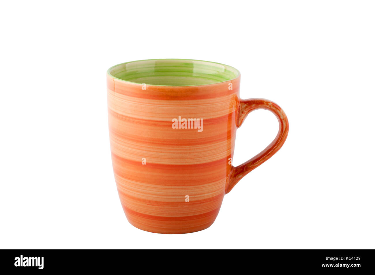 Colorful Mug isolated in white Stock Photo - Alamy
