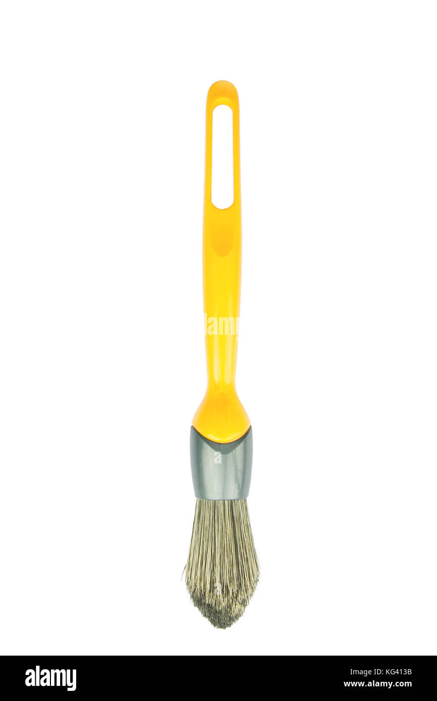 Builders brush isolated on white background Stock Photo - Alamy