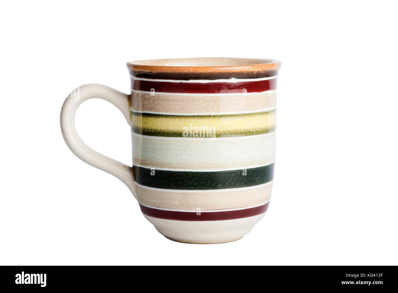 Colorful Mug isolated in white Stock Photo - Alamy