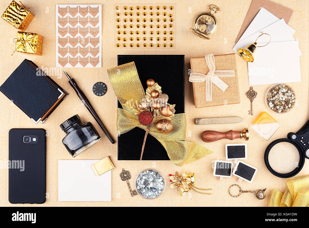 Gold tool box hi-res stock photography and images - Alamy