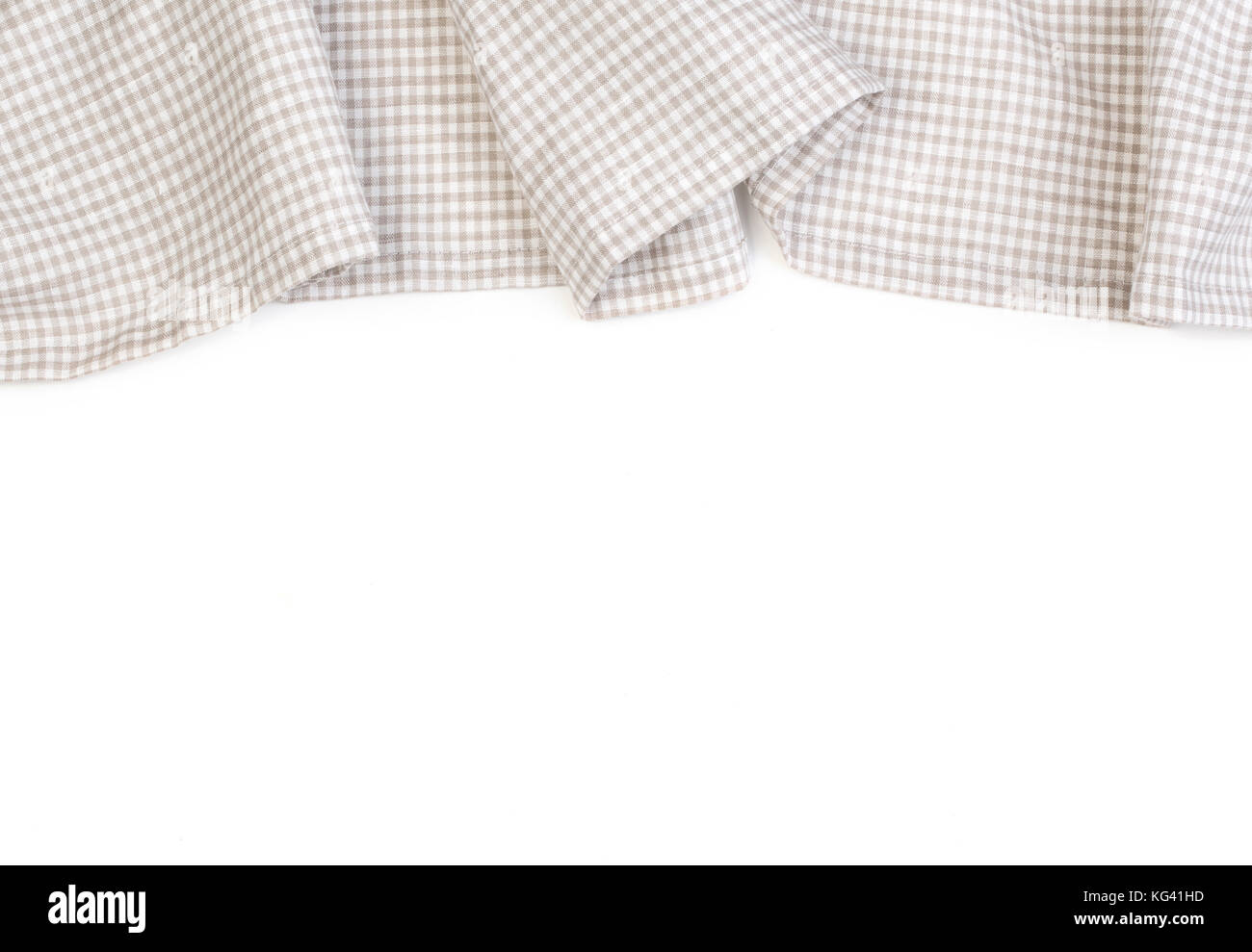 tablecloth on white background,crumpled fabric background Stock Photo ...