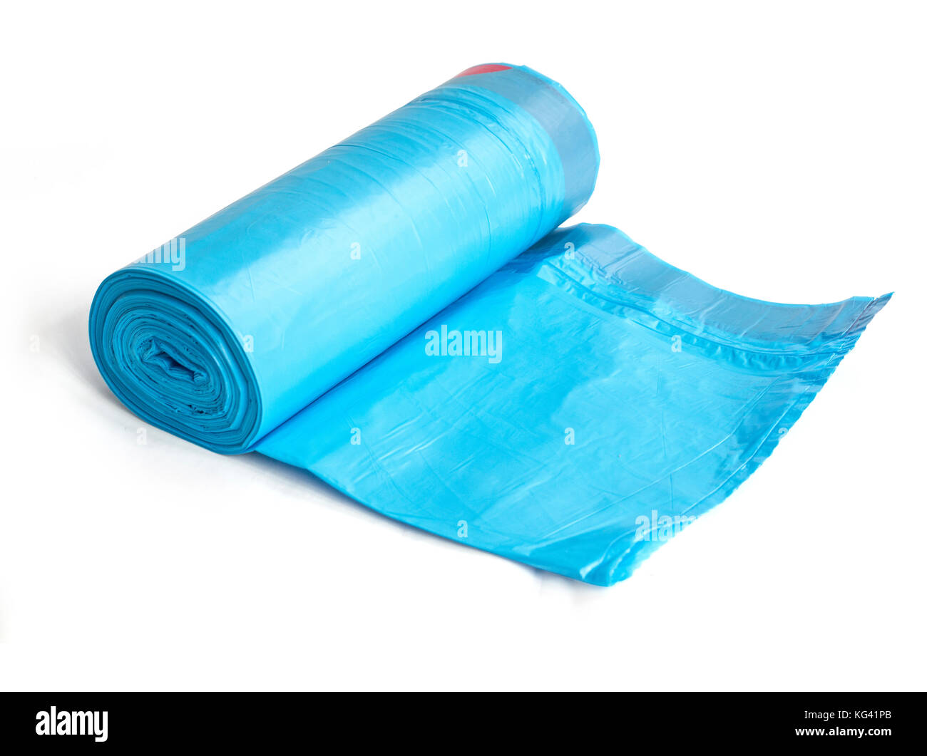 close up of a garbage bag on white background with clipping path Stock ...