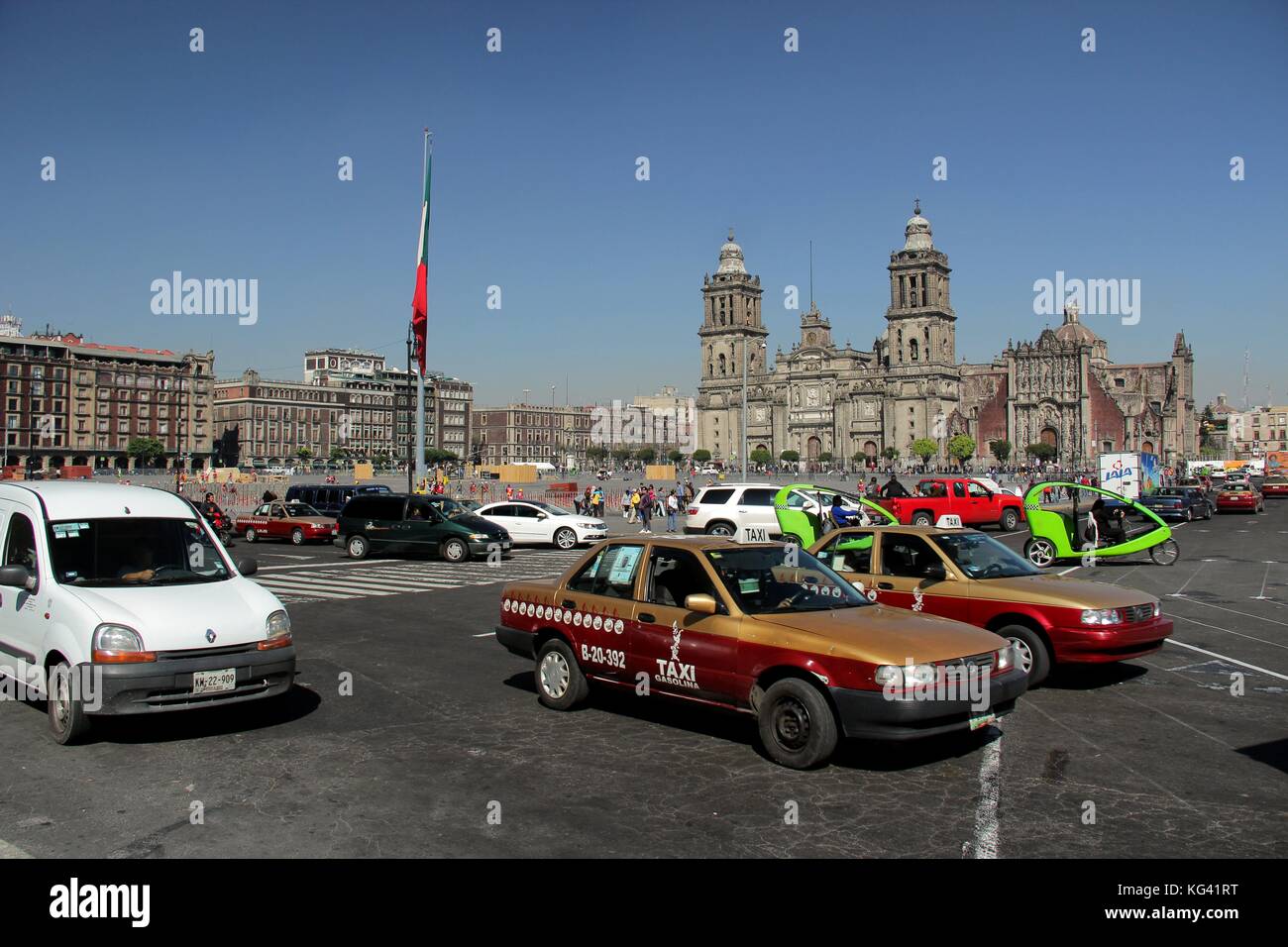 Zocalo square in Mexico city. CDMX Stock Photo - Alamy