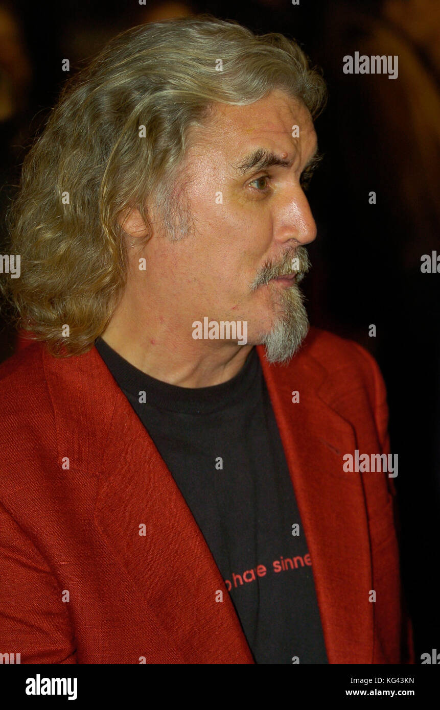 Billy Connolly, close up, actor, comedian, attends a red carpet event ...