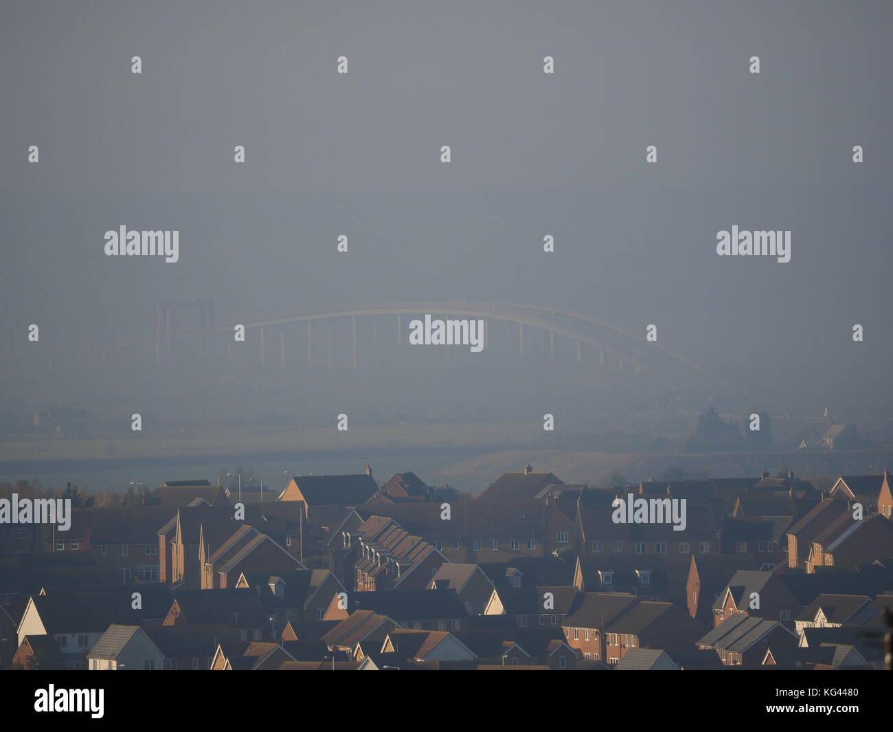 Isle of Sheppey, Kent, UK. 3rd Nov, 2017. UK Weather: the A249 Sheppey ...