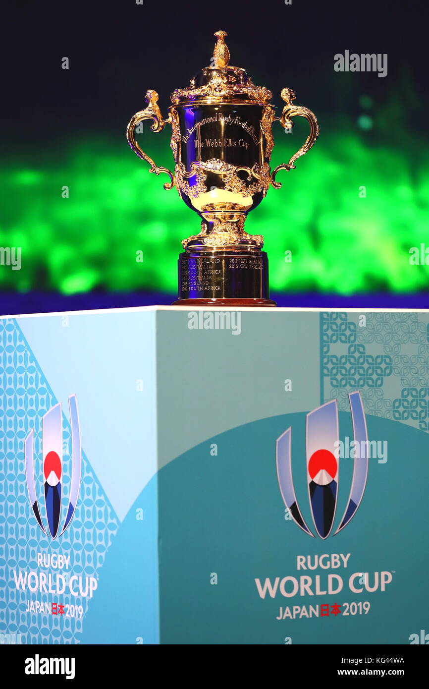 Tokyo, Japan. 2nd Nov, 2017. Webb Ellis Cup Rugby : Rugby World Cup ...
