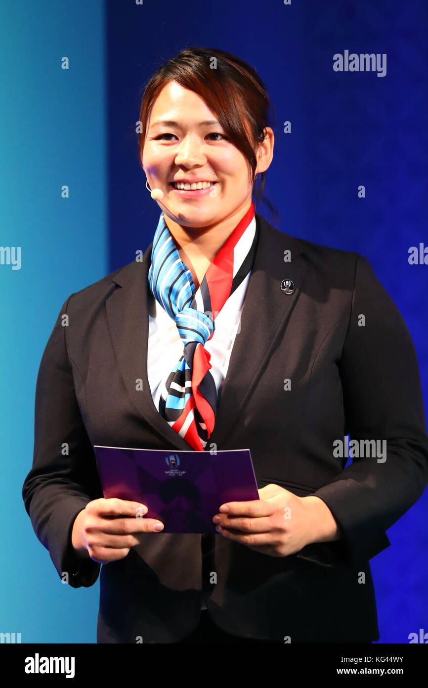 Tokyo, Japan. 2nd Nov, 2017. Ayumi Tanimoto Rugby : Rugby World Cup 2019 Organising Committee ...