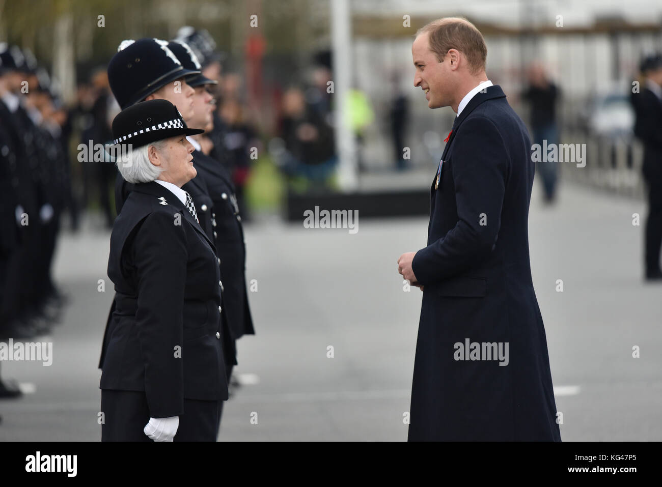 Hendon, London, UK. 3rd Nov, 2017. The Duke of Cambridge attends the ...