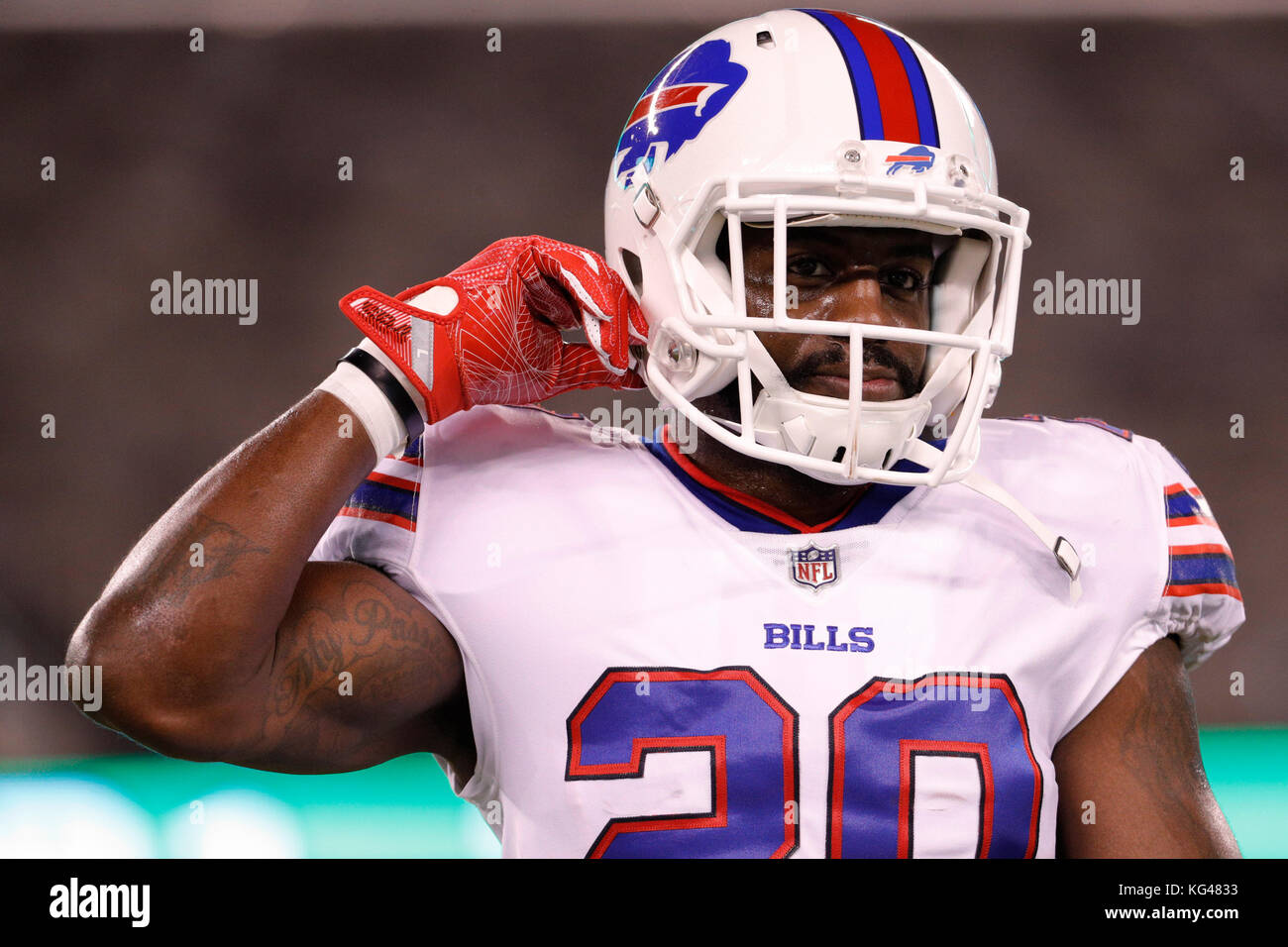 East Rutherford, New Jersey, USA. 2nd Nov, 2017. Buffalo Bills ...