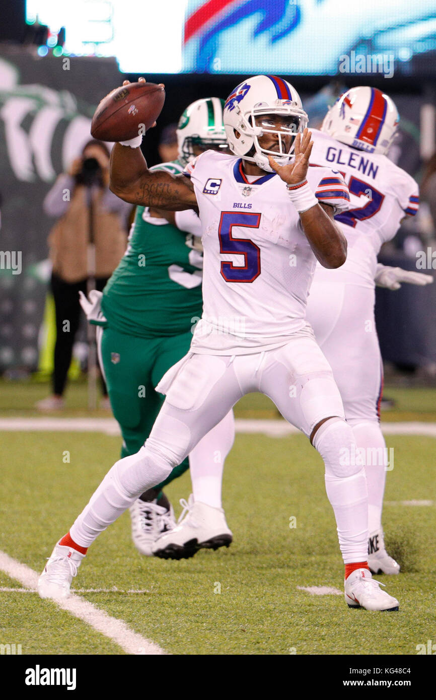 East Rutherford, New Jersey, USA. 2nd Nov, 2017. Buffalo Bills ...