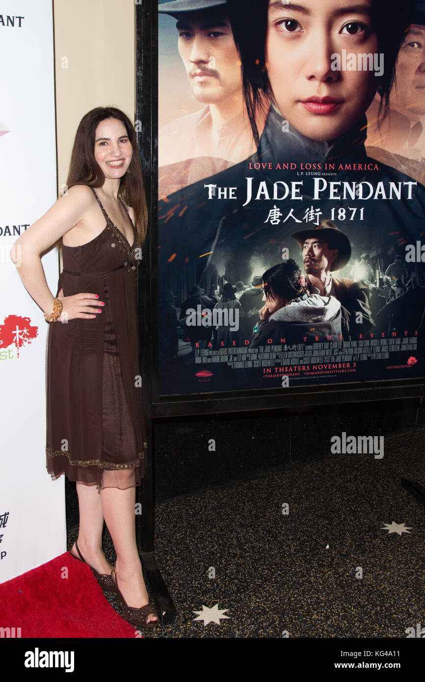 Los Angeles, California, USA. 2nd November, 2017. Actress Vida Ghaffari ...