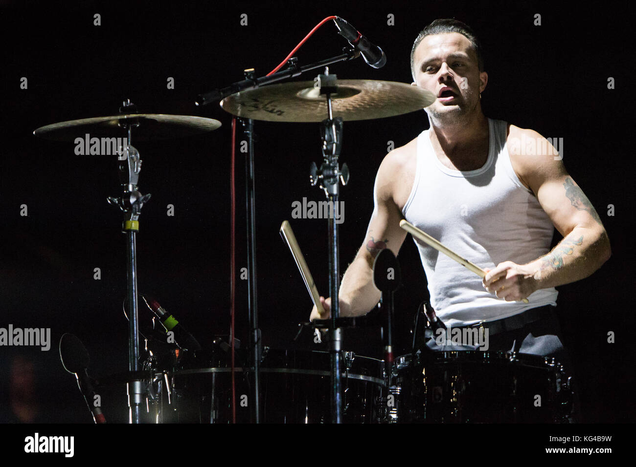 Milan Italy. 03th November 2017. The English punk duo SLAVES performs ...
