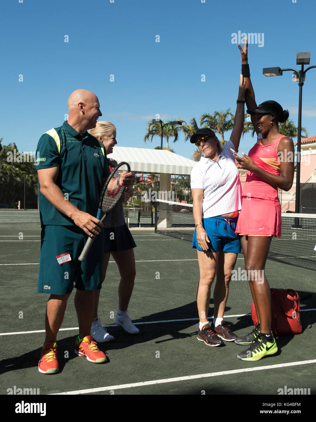 Boca Raton, FL, USA. 03rd Nov, 2017. Martina Navratilova, Lisa Leslie ...